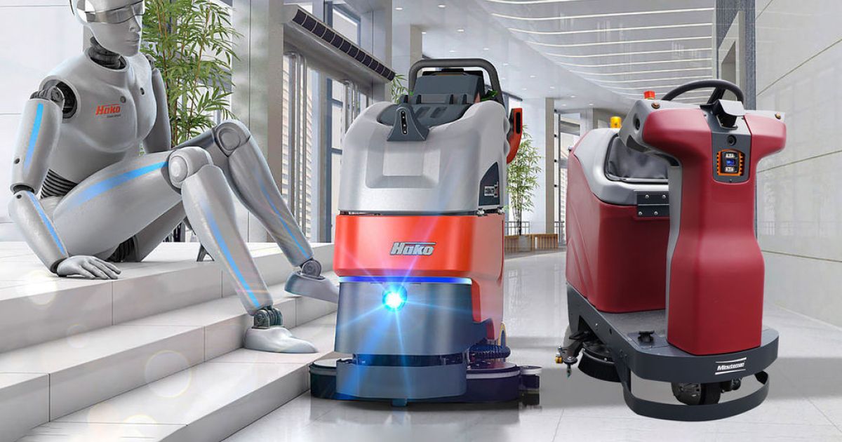 Les robots de nettoyage industriel